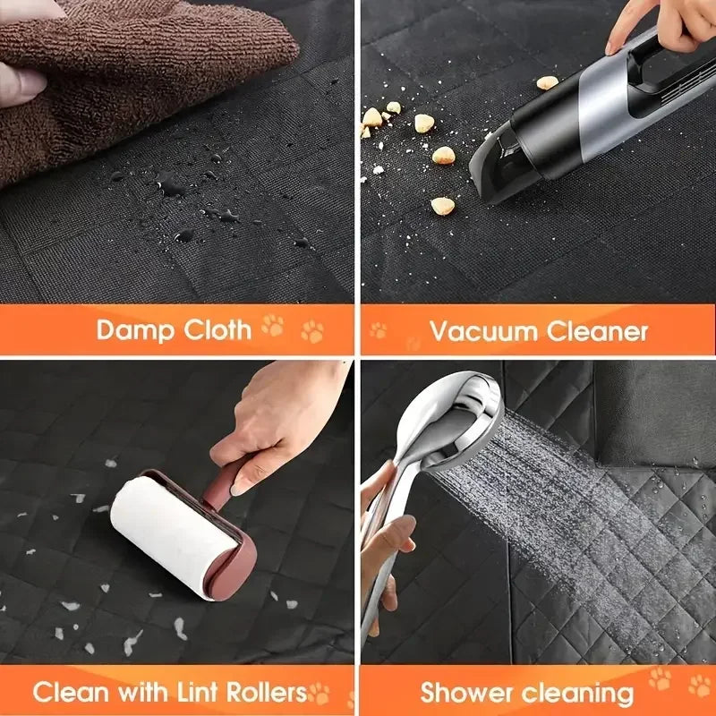 Dog Car Seat Cover for Pets 100% Waterproof Hammock Scratch Proof Nons ...